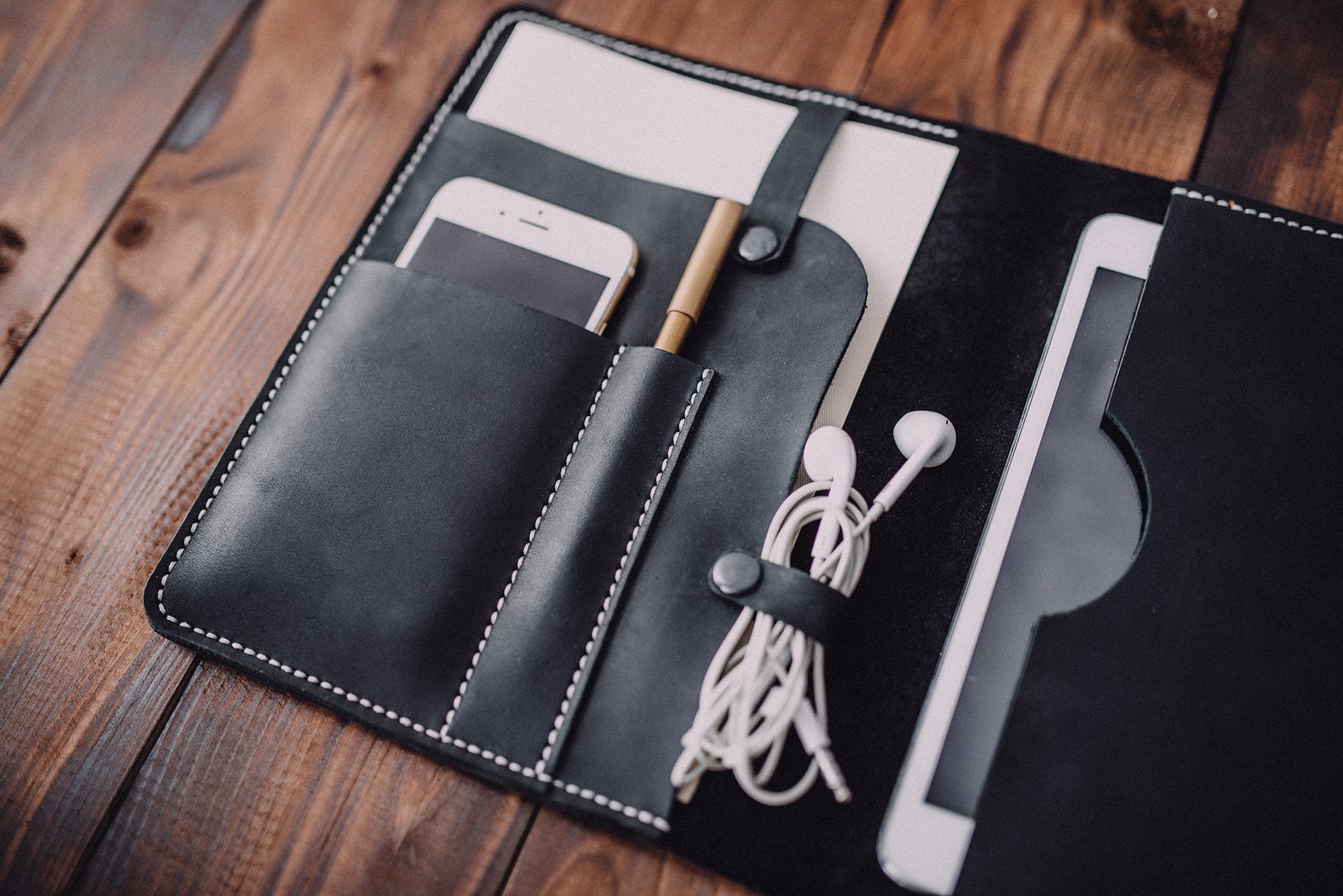 Leather Organizer for Ipad Mini Personalized Ipad Mini - Etsy