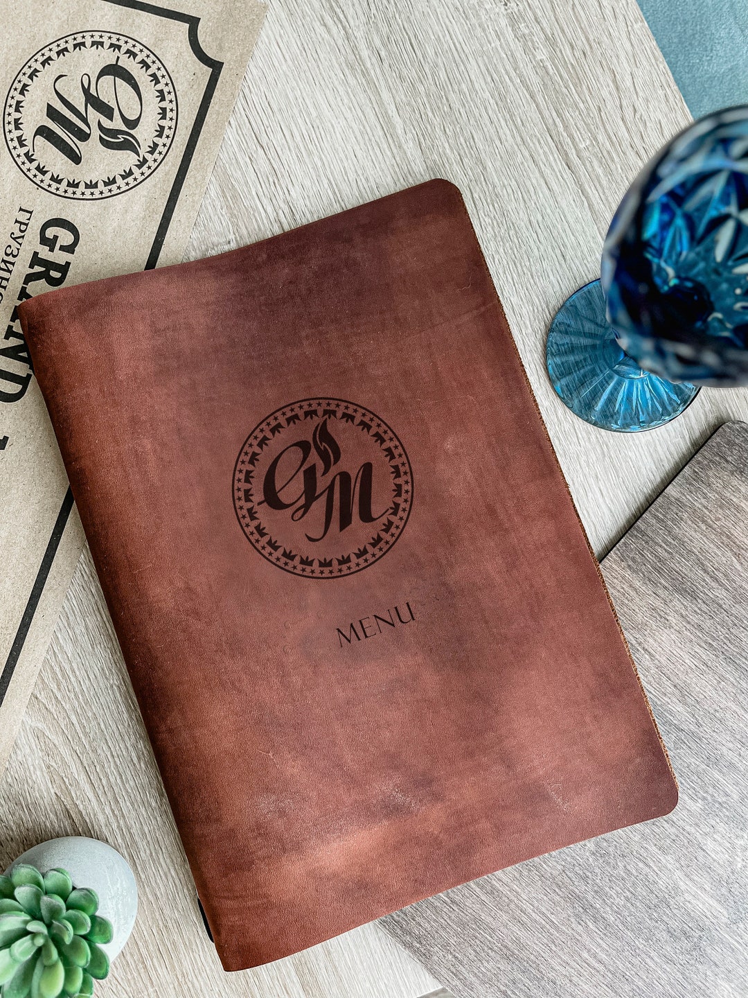 Leather Menu A5, Bar Menu, Menu Book,restaurant Menu Folder, Leather ...