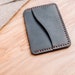 Small Leather Card Holderminimal Card Holder Leather Card - Etsy
