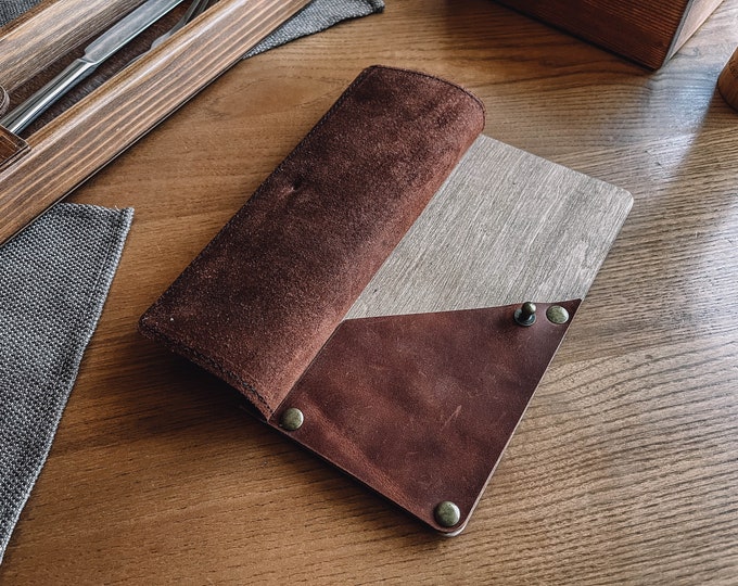 Leather Bill Holder, Check Holder for Restaurant, Leather Check Holder ...