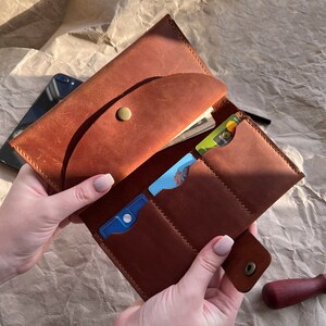 Leather Long Wallet for Menpersonalized Men's Wallet - Etsy