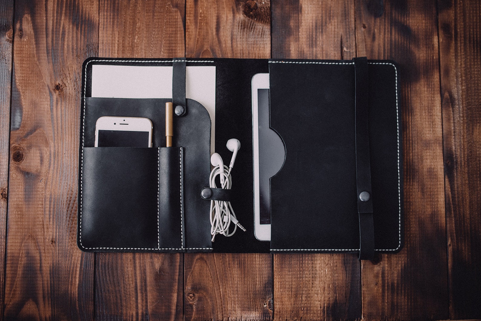 Leather Organizer for Ipad Mini Personalized Ipad Mini - Etsy
