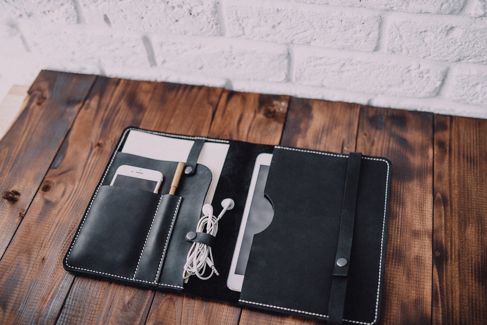 Leather Organizer for Ipad Mini Personalized Ipad Mini - Etsy