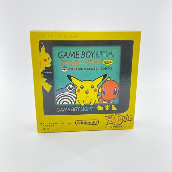 Game Boy Light Pikachu japan Reproduced Replacement Box - Etsy