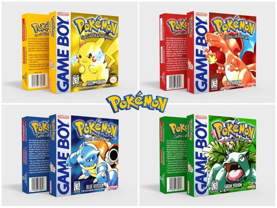 Rood Blauw Groen En Geel Pokemon Scarlet En Violet: Nieuwe