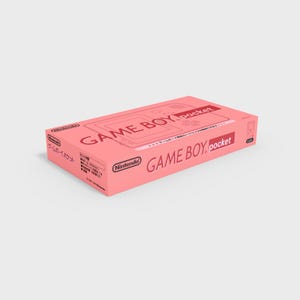 Game Boy Pocket Japan [pink] - Reproduced Replacement Box | Case - High ...
