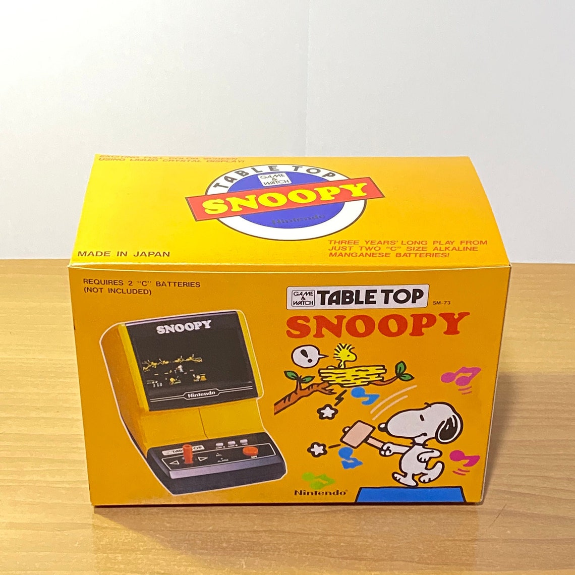 SNOOPY TABLE TOP Reproduced Replacement Box Case High | Etsy