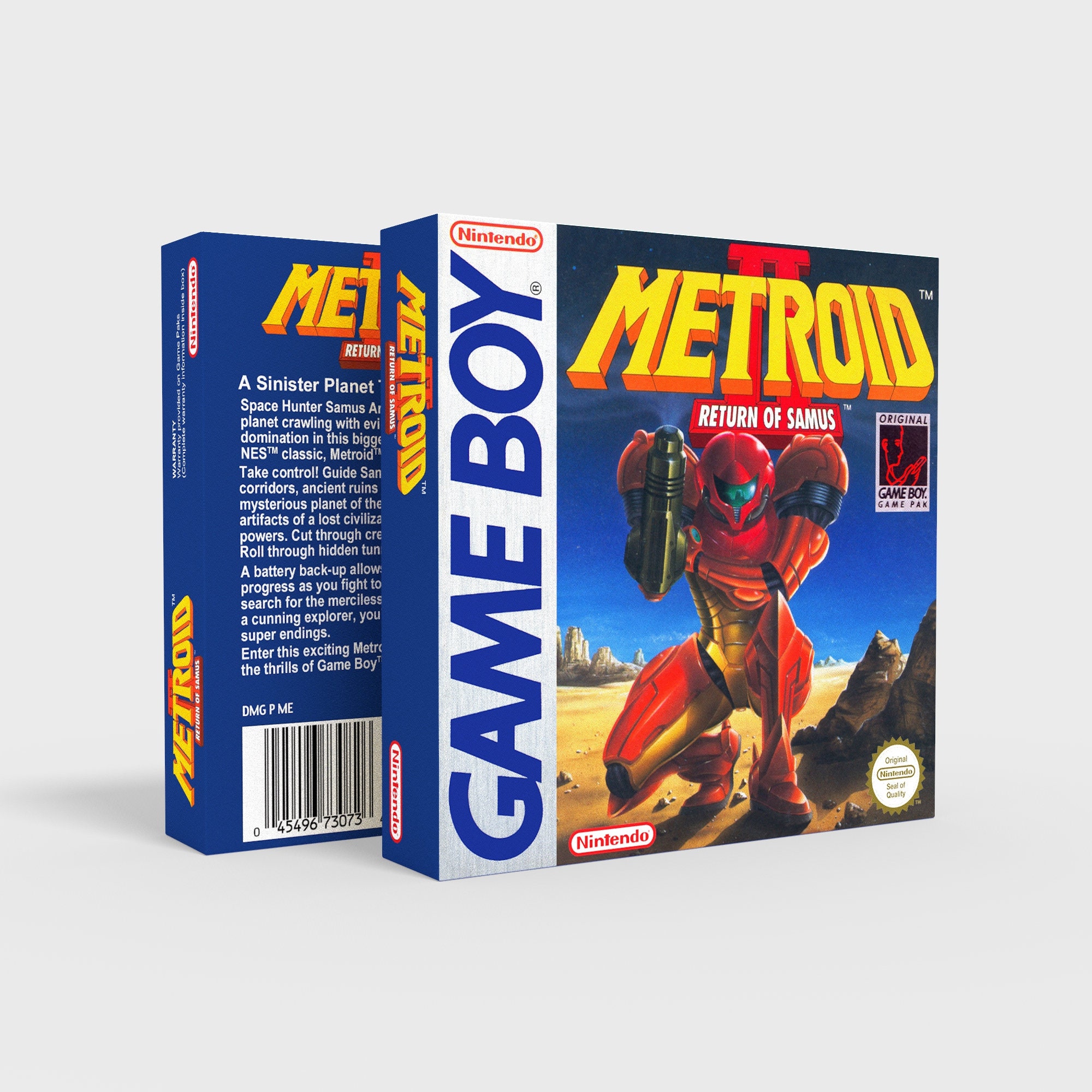 Metroid 2 Reproduced Replacement Box Case High Quality - Etsy