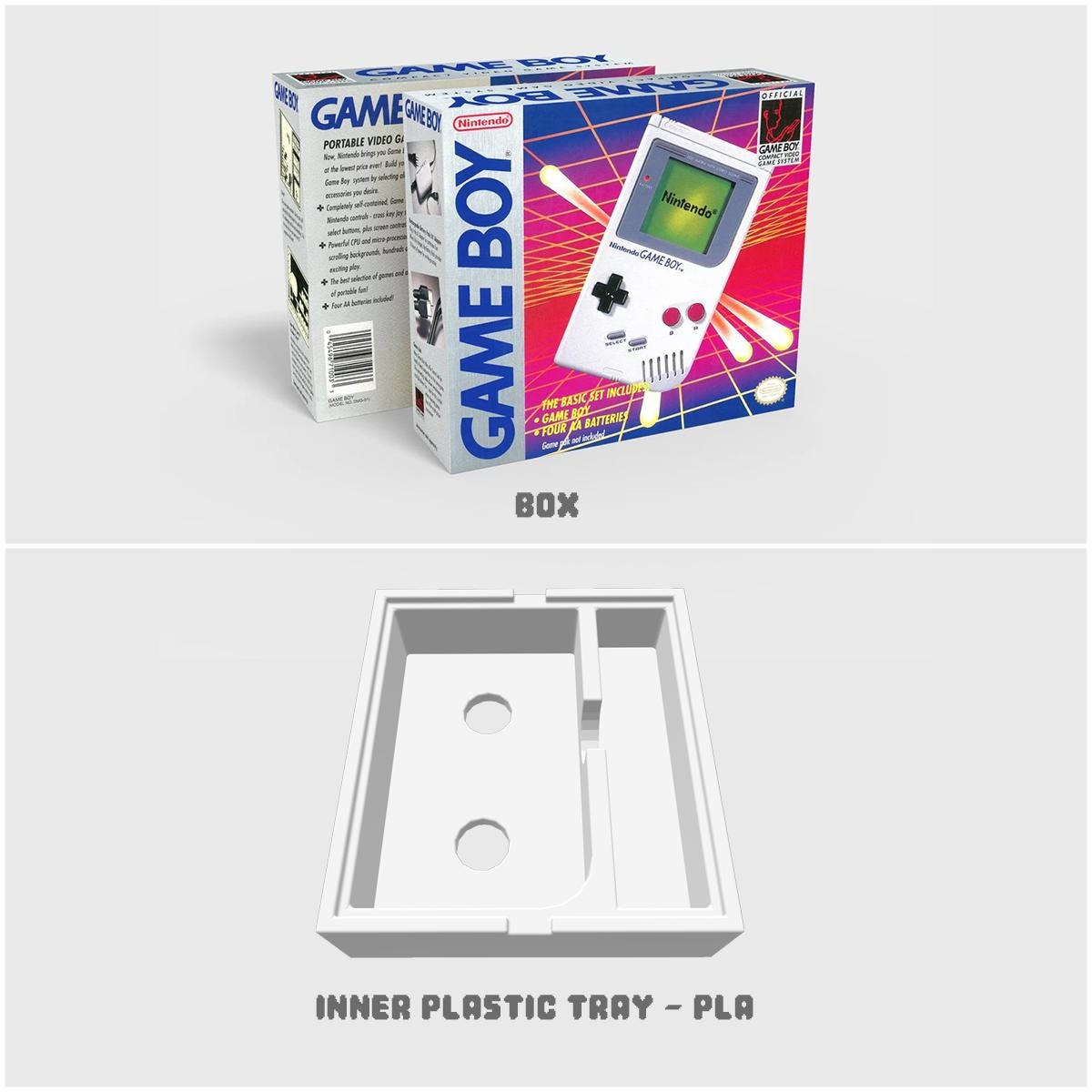 Game Boy Console - Replacement Box - Etsy