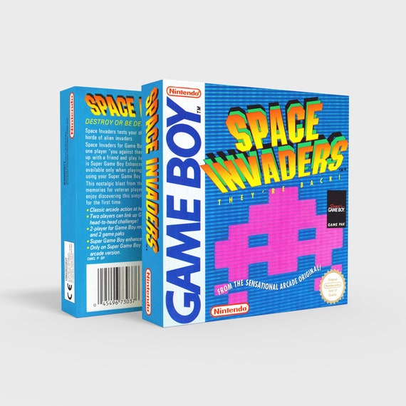 Space Invaders Reproduced Replacement Box Case High - Etsy