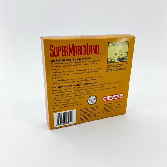Super Mario Land 1,2,3 Case High Quality Reproduced Replacement Box ...
