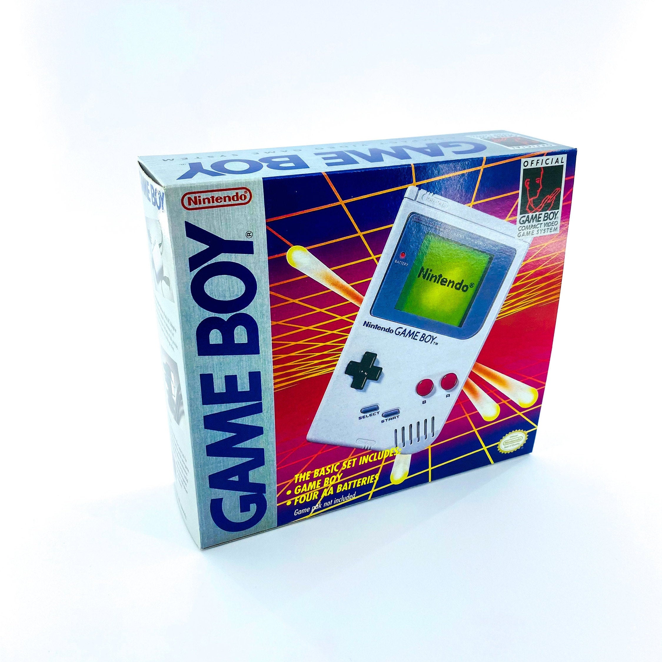 Video Games Game Boy Console - Reproduced Replacement Box US Case High ...