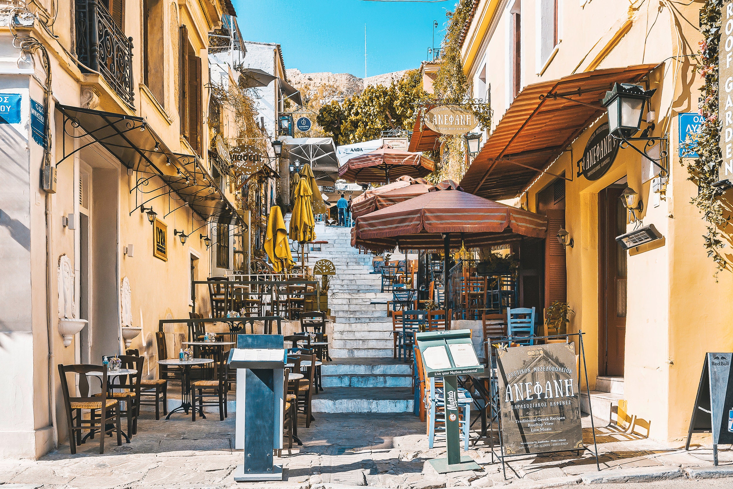 Plaka Athens Greece Print: Historic District Travel Photography - Etsy
