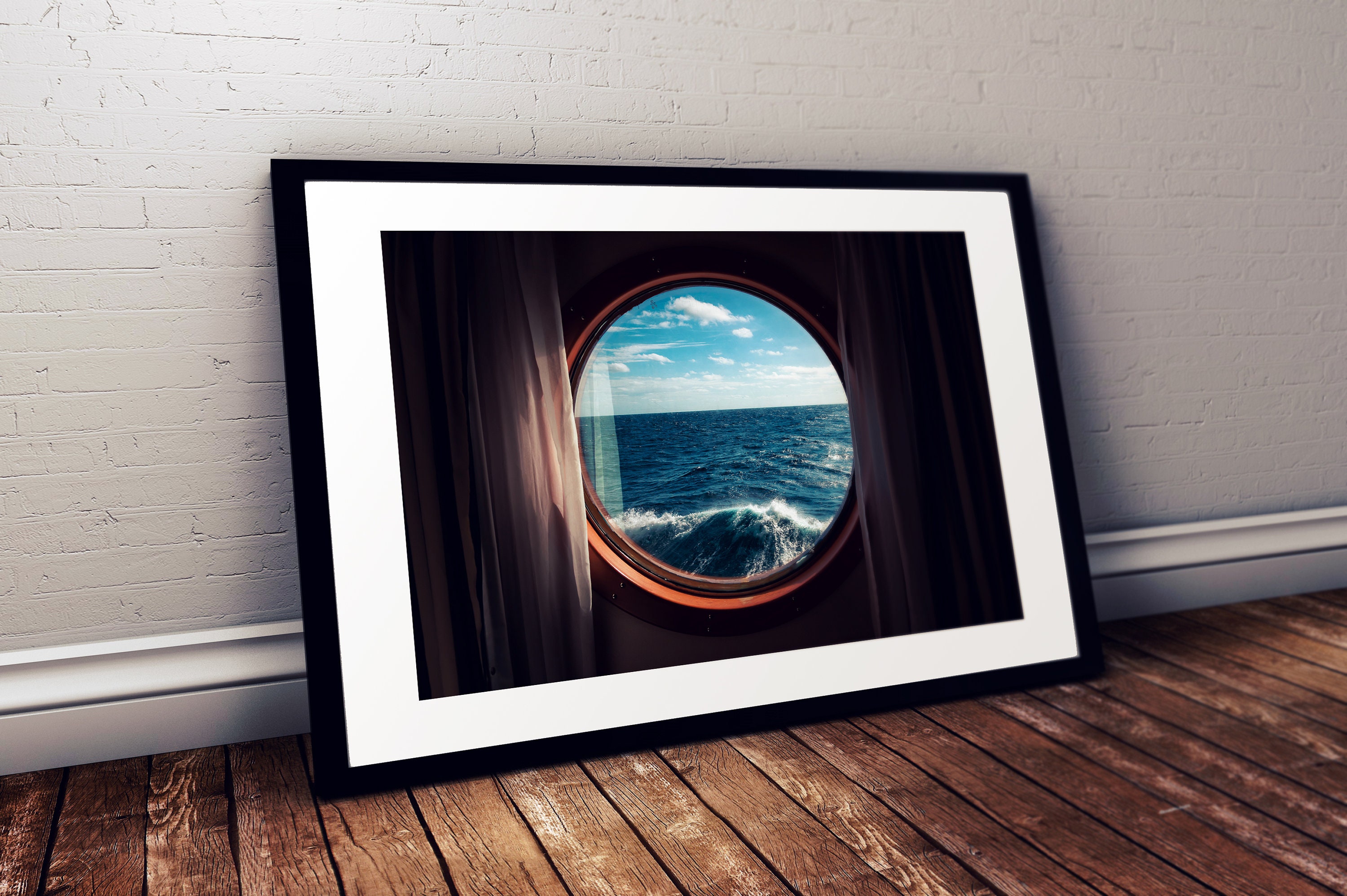 Porthole Window View Wall Art / Fine Art Photo Print | Photography ...