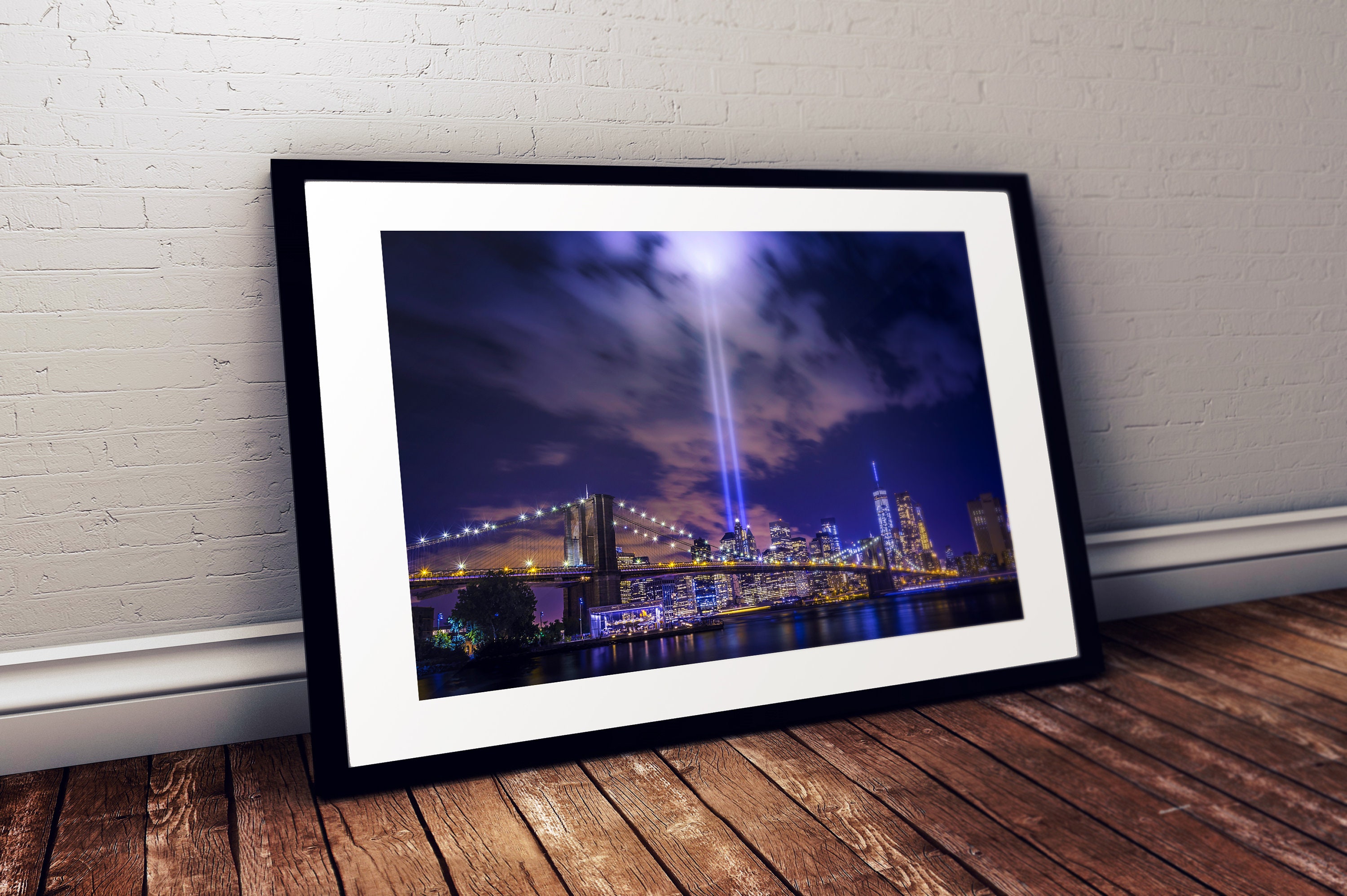 9/11 Tribute in Light "never Forget" Fine Art Photo Print | Photography ...
