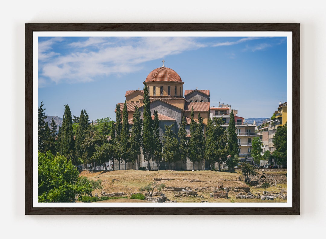 Athens Holy Trinity Church Photo Print: Byzantine Architecture - Etsy