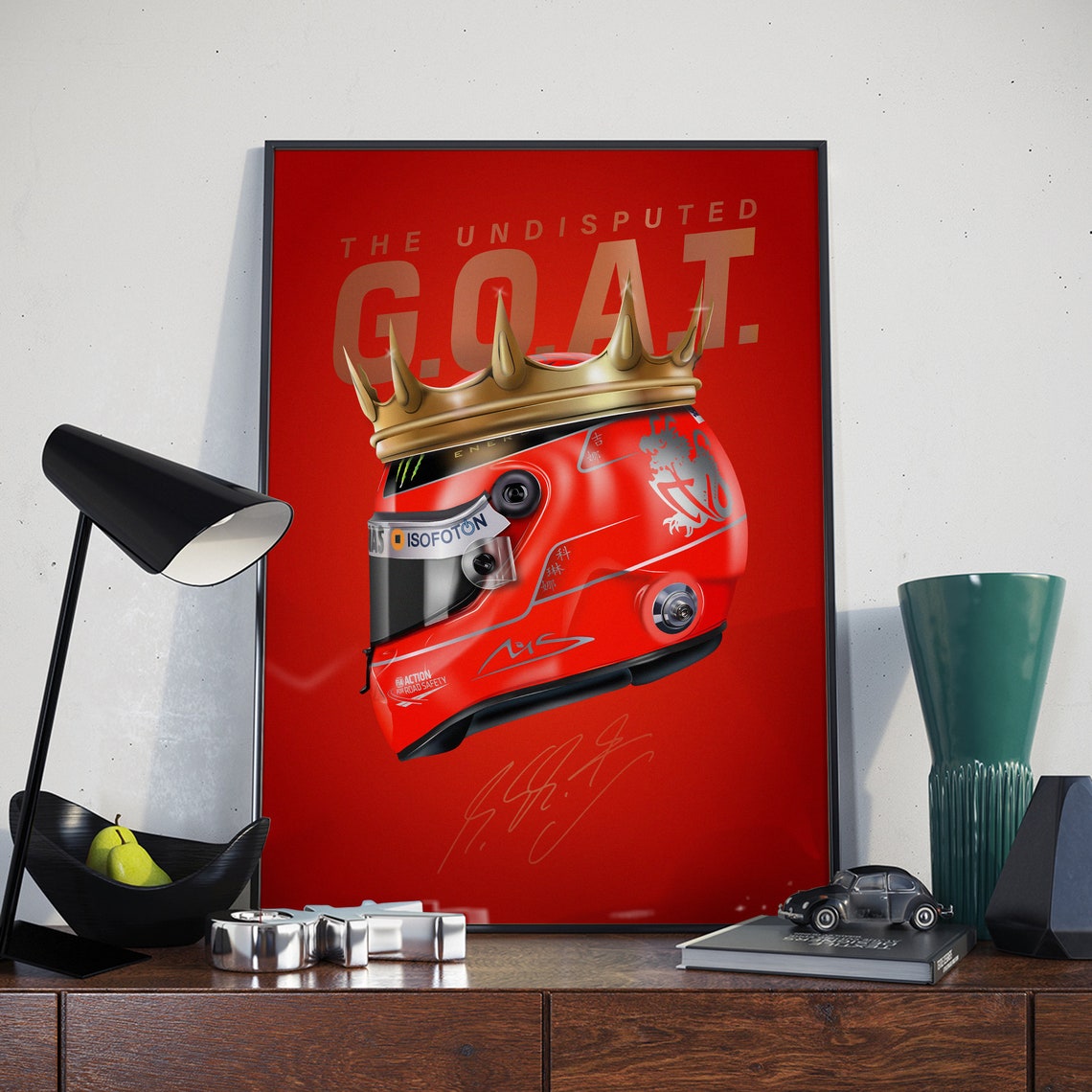 Michael Schumacher the F1 GOAT I the King I Ferrari Mercedes - Etsy