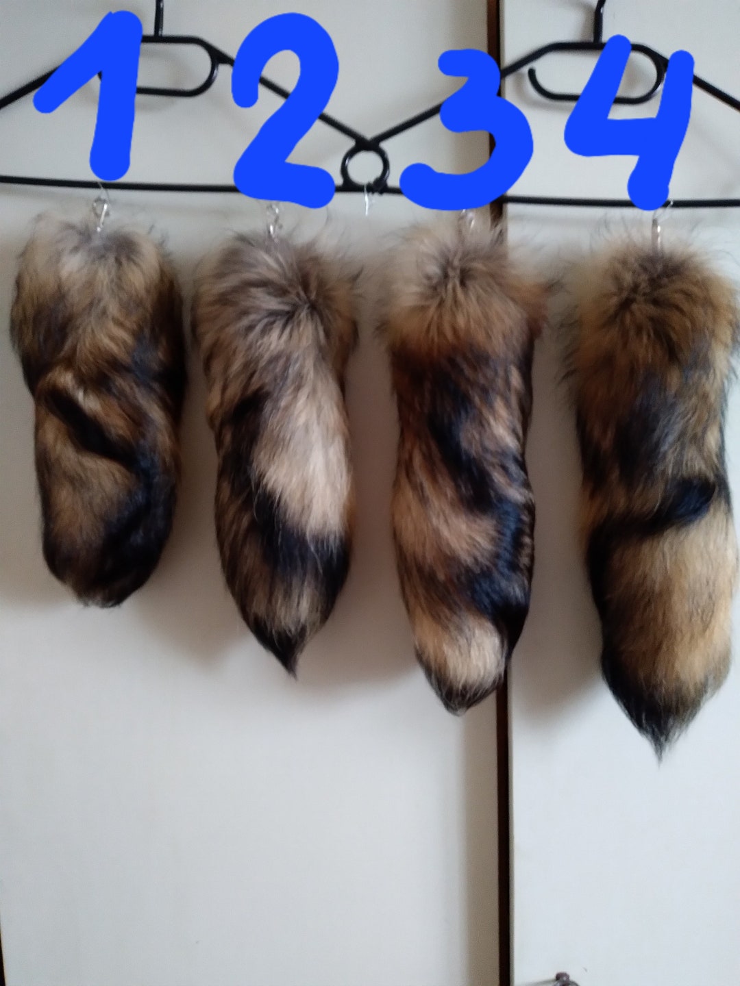 Real Raccoon Tails Keychains Raccoon Tails Natural Raccoon - Etsy