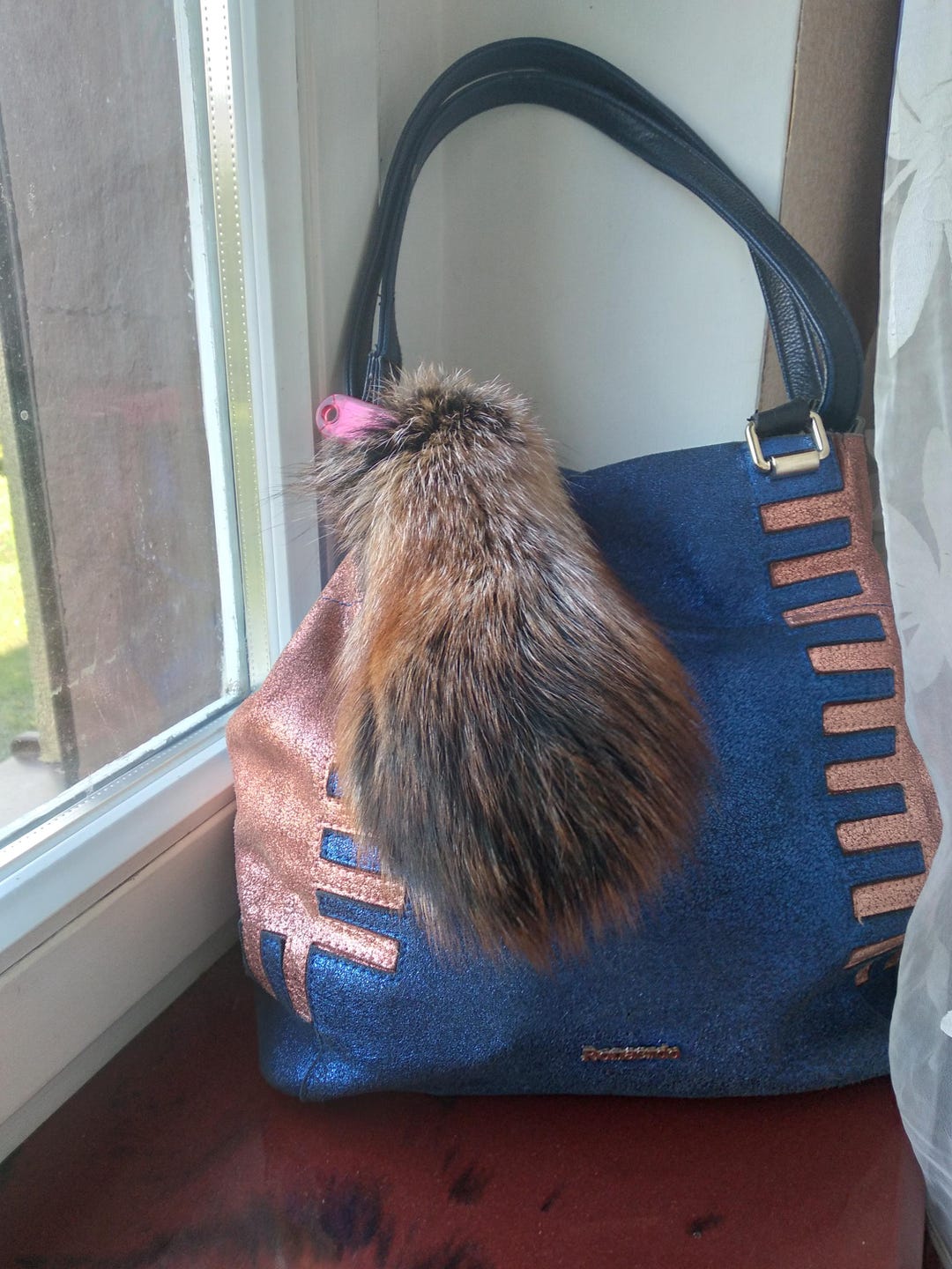 Brown Tail Real Fox Tail Keychain Quadrobics Tail Quadrobics Fur ...