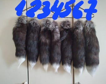 Silver Fox Tails - Etsy