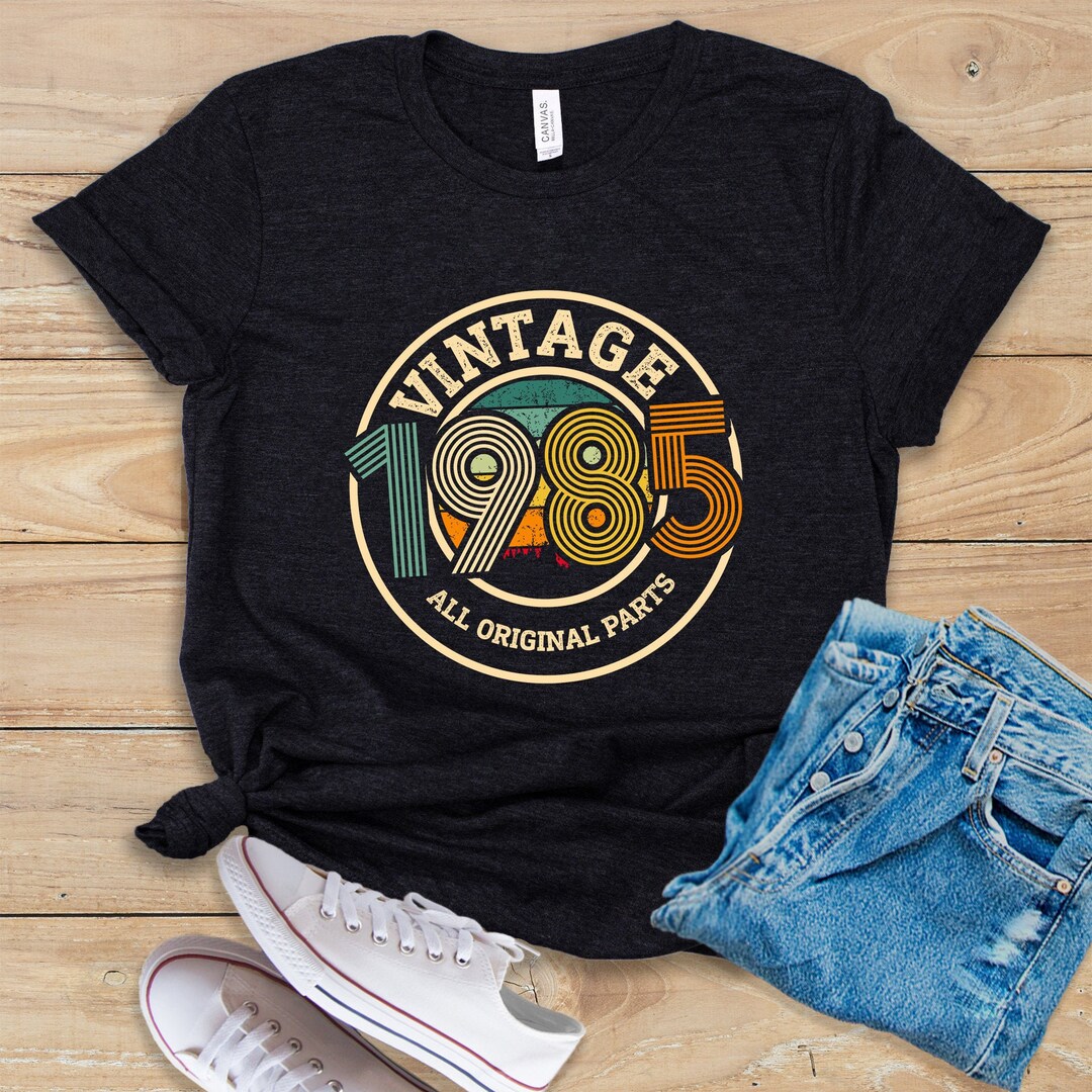 Vintage 1985 SVG All Original Parts SVG 35th Birthday Print - Etsy