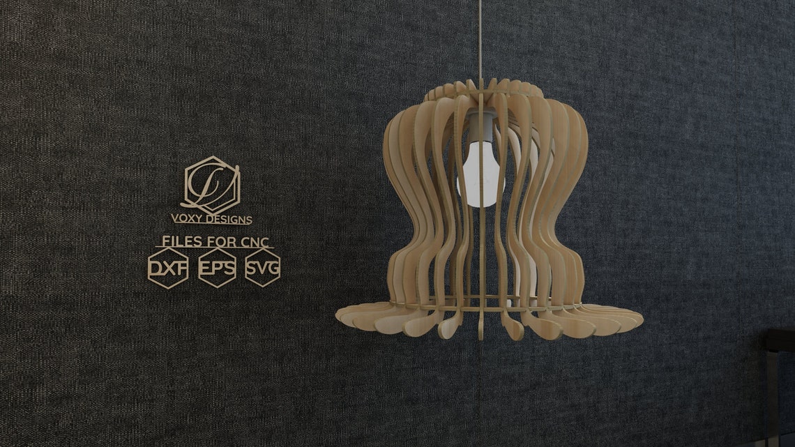 Parametric lamp cnc wood lamp cnc cnc filefile cnclaser | Etsy