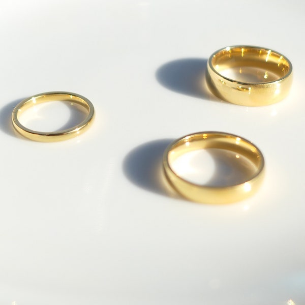 Gold Simple Ring - Etsy