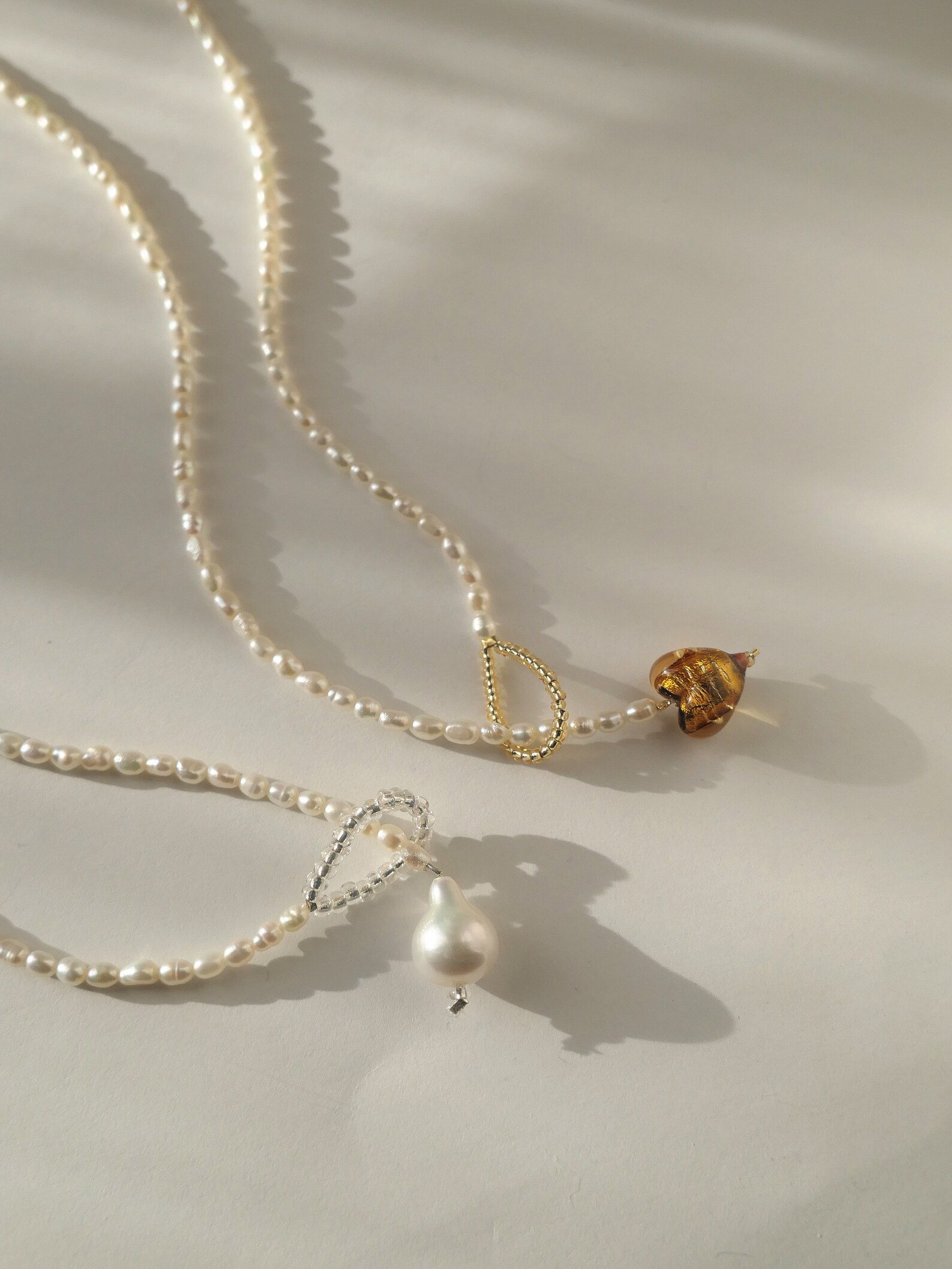 Tiny Pearl Necklace Small Pearl Necklace Mini Pearl | Etsy