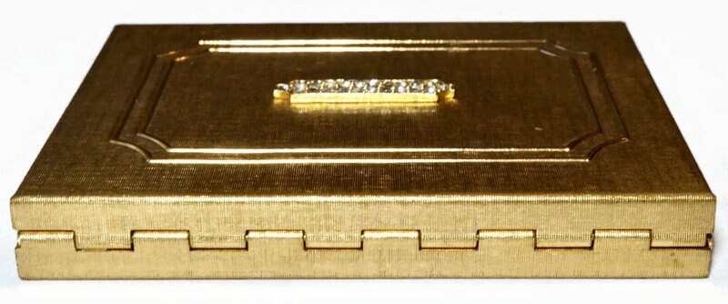 Vintage Max Factor Compact With Makeup Mirror Textured Gold Tone Powder ...