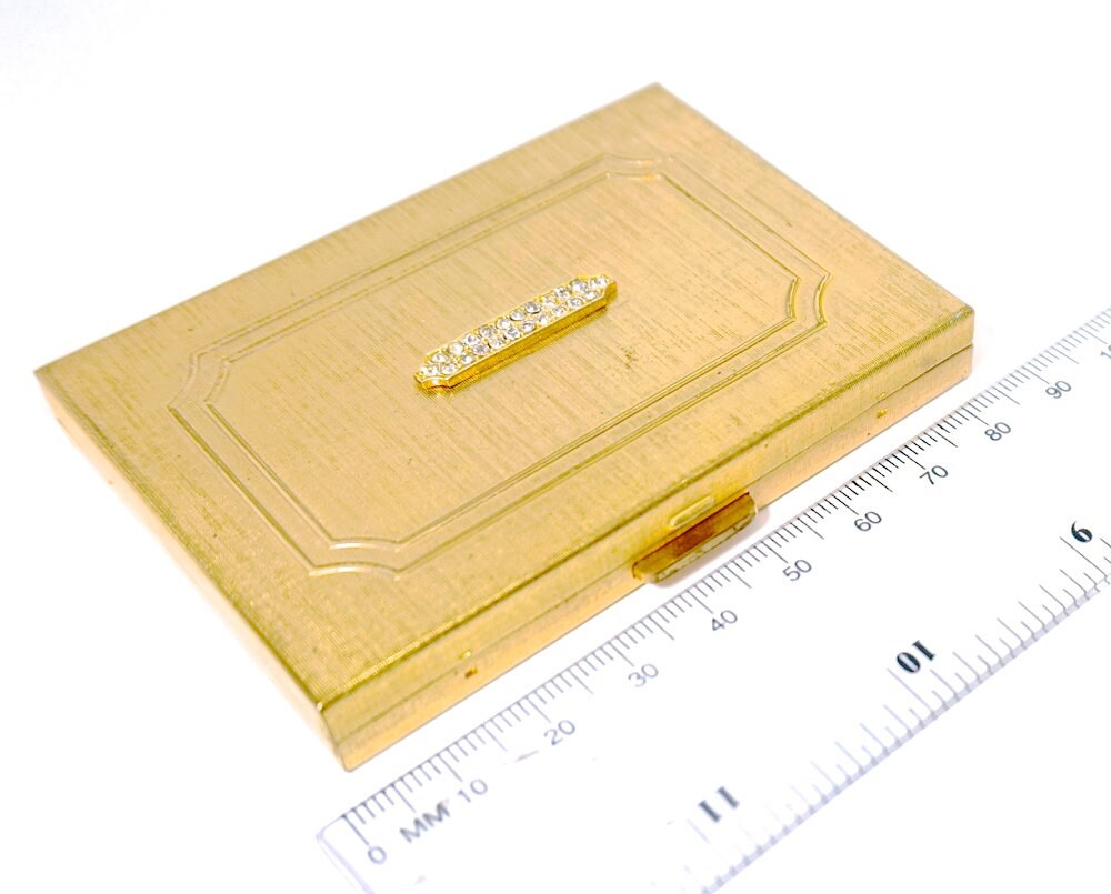 Vintage Max Factor Compact With Makeup Mirror Textured Gold Tone Powder ...