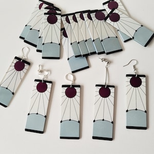 Tanjiro Earrings Clip On Etsy