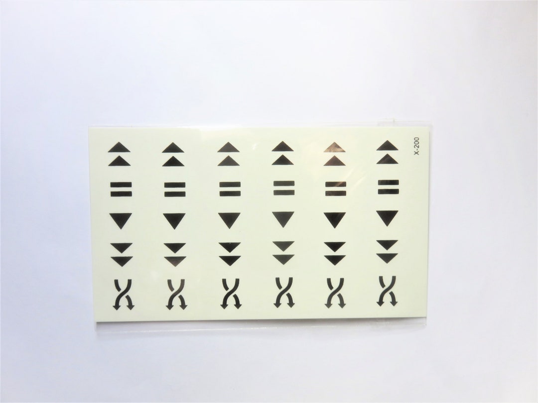 Temporary Tattoo, Ephemeral, Signs, Symbols, 30 Tattoos/sheet - Etsy