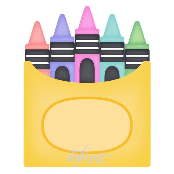 Crayon Png - Etsy