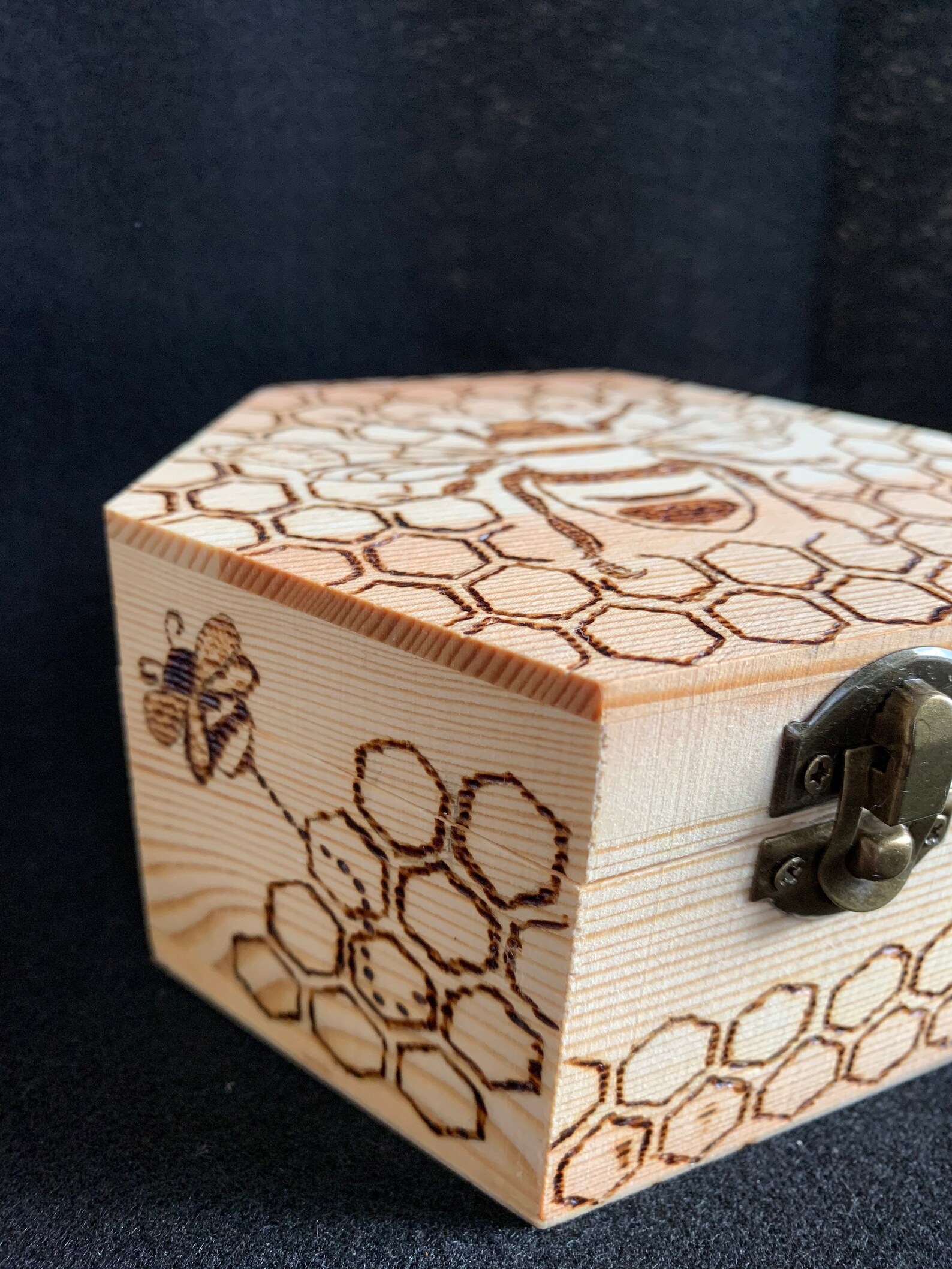 Wood Burned Box | Etsy