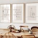Beige Kitchen Prints, Dining Room Prints, Set of 3, Kitchen Wall Art ...