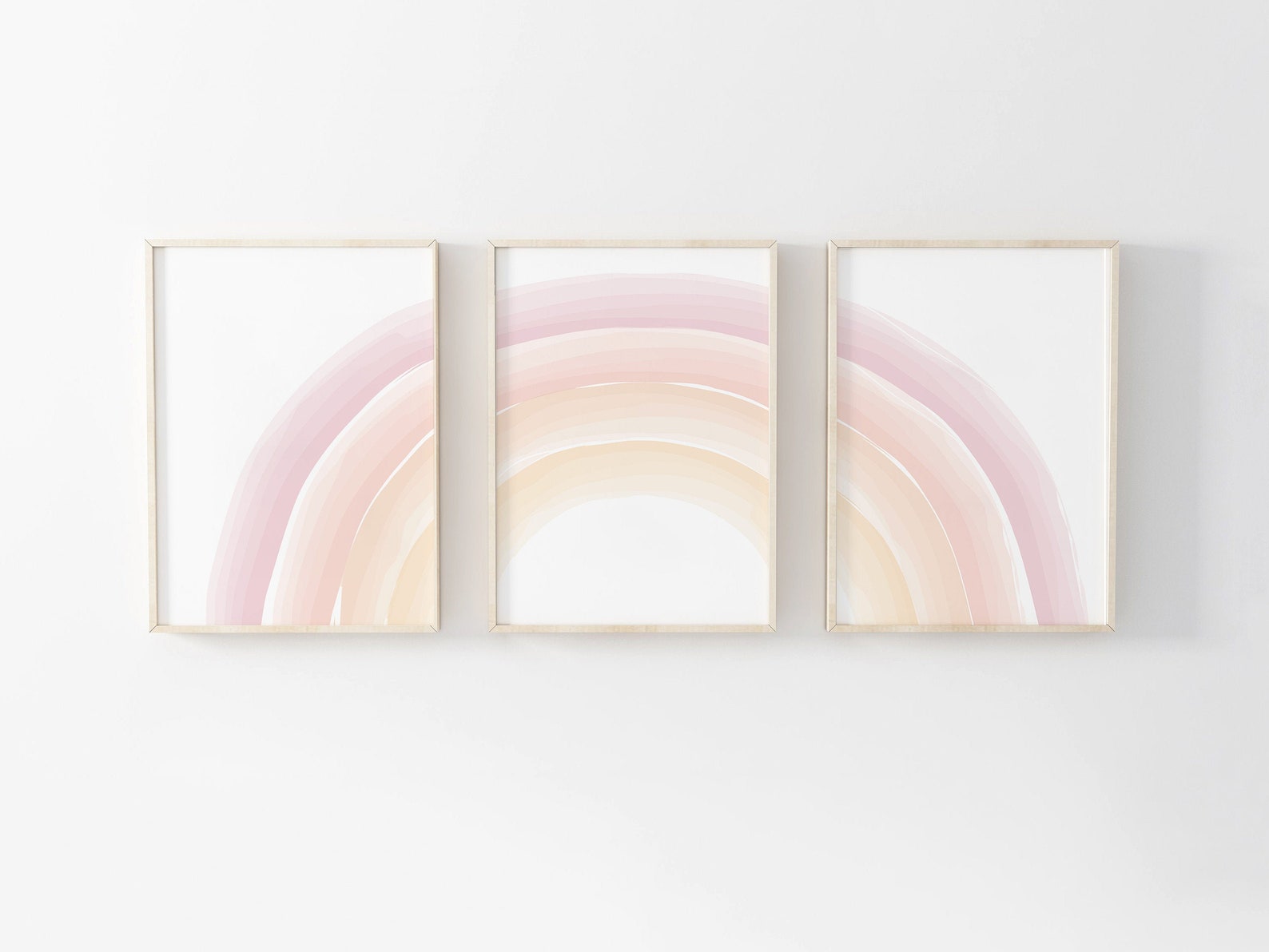 Gender Neutral Rainbow Prints Set of 3 Nursery Prints | Etsy