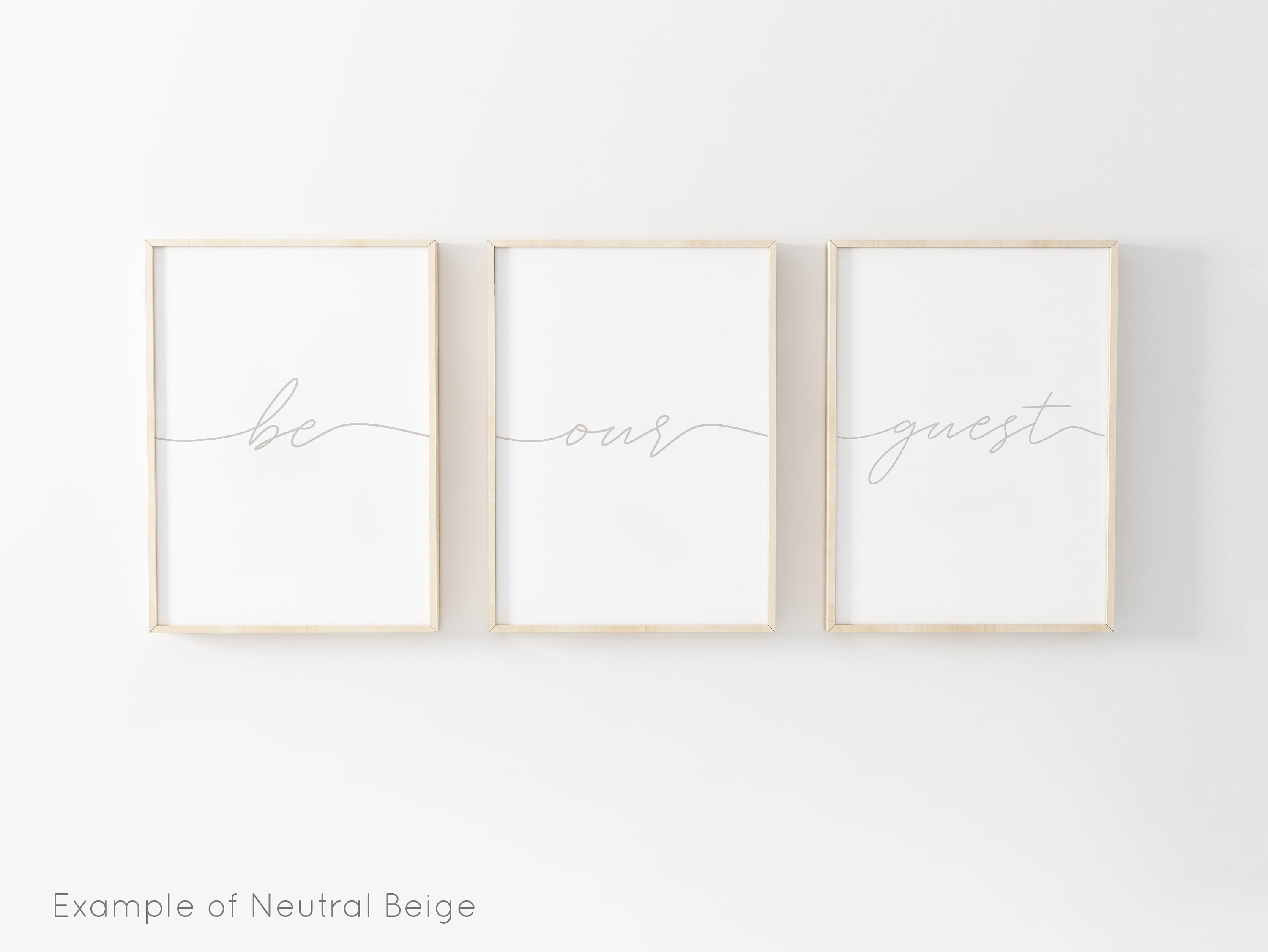 Be Our Guest Prints Set of 3 Guest Bedroom Wall Art Bedroom | Etsy