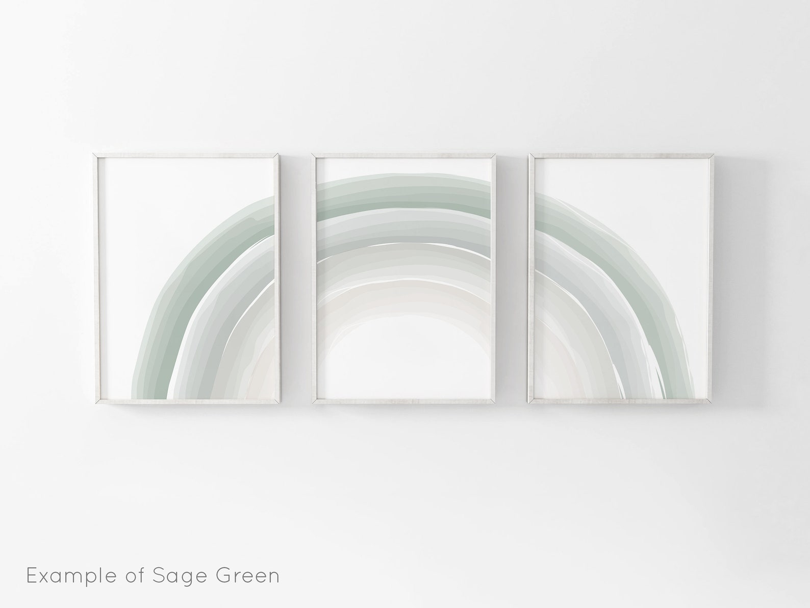 Gender Neutral Rainbow Prints Set of 3 Nursery Prints | Etsy