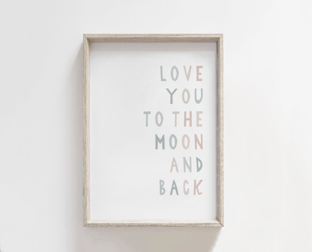 Gender Neutral Moon Stars Prints - Set of 3, Love You to the Moon and ...