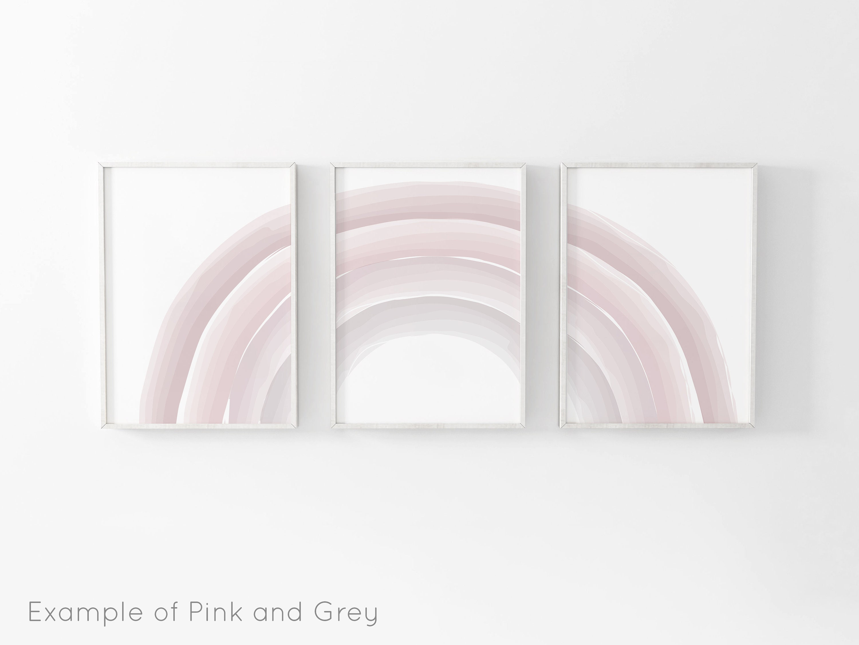 Gender Neutral Rainbow Prints Set of 3 Nursery Prints | Etsy