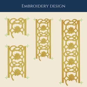 Border Design From the 16th Century. Machine Embroidery Design ...