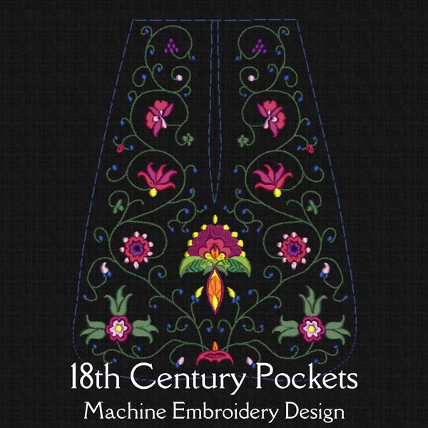 Historical Pockets Embroidery Patterns - Etsy