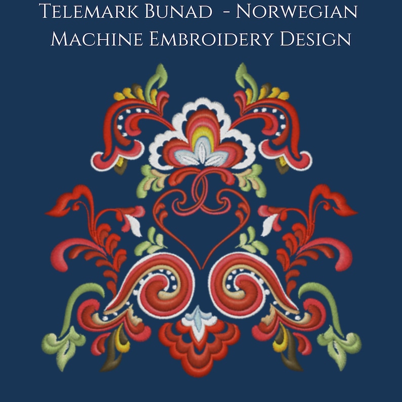 Bunad Embroidery Design - Folk Costume From Norway and Scandinavia ...