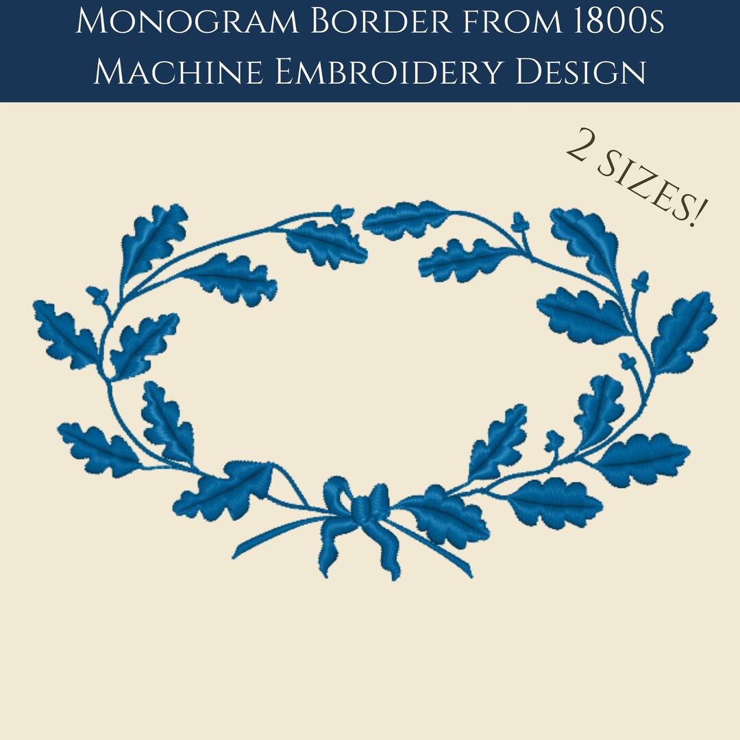 Monogram Border From Victorian Magazine - Wedding Monogram Design ...