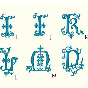 Storybook Fairytale Font. Edwardian Embroidery Lettering. Historical ...