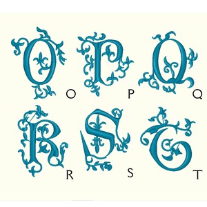 Storybook Fairytale Font. Edwardian Embroidery Lettering. Historical ...