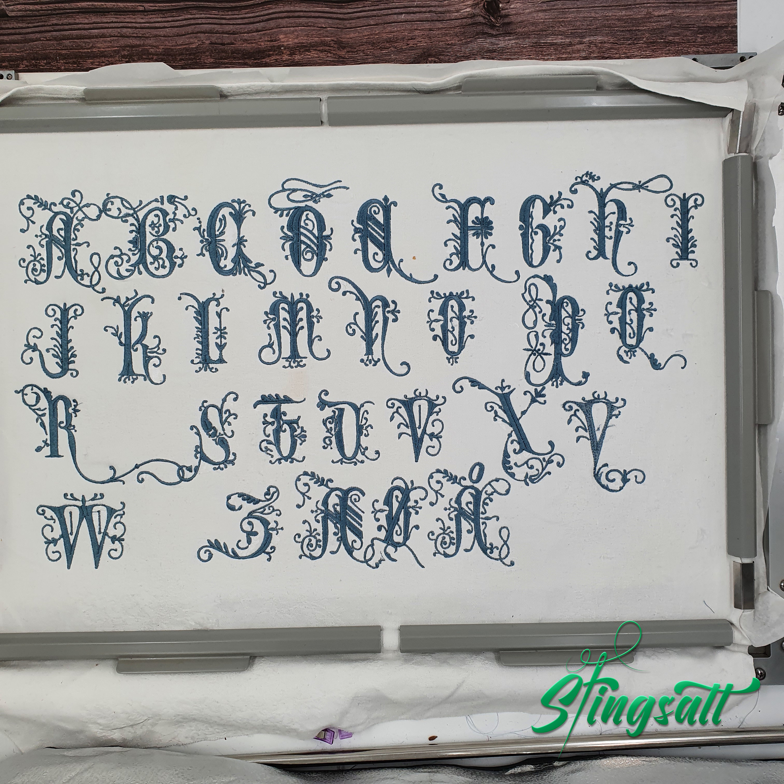 Embroidery Sewing & Fiber Sewing & Needlecraft Victorian Lettering ...