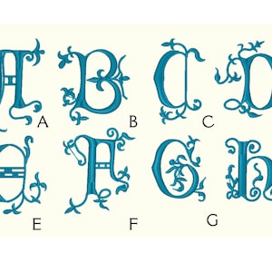 Storybook Fairytale Font. Edwardian Embroidery Lettering. Historical ...