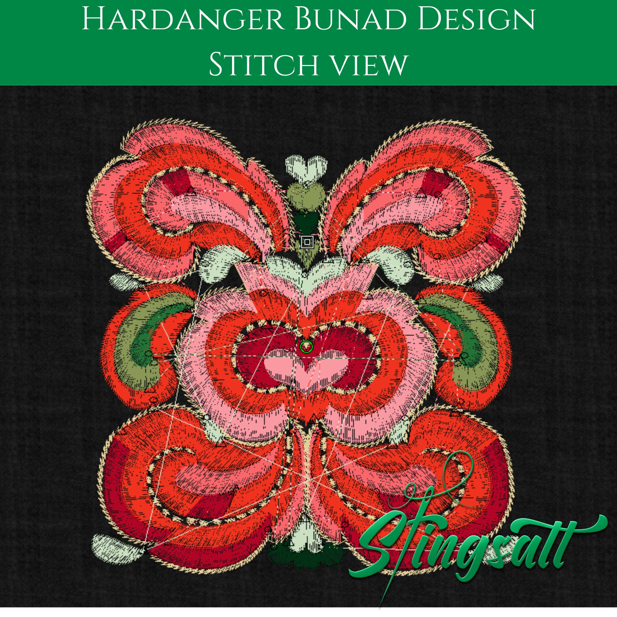 Hardanger Bunad Embroidery Design Folk Costume From Norway - Etsy