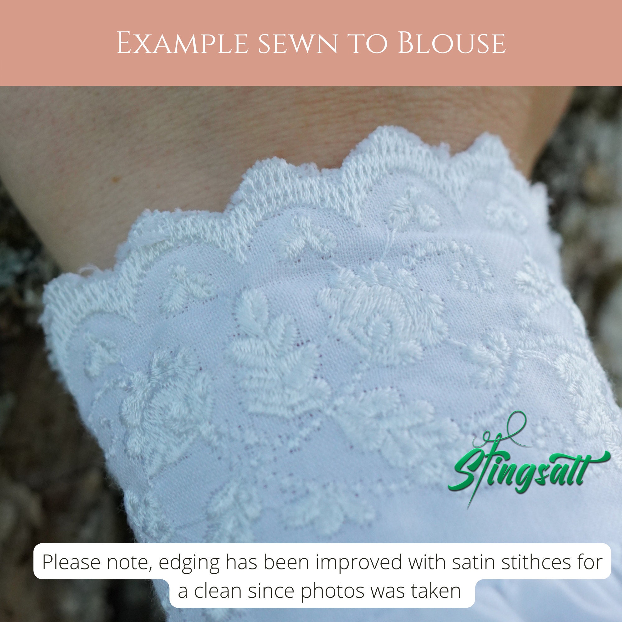 Victorian Cuff Embroidery. Historical Machine Embroidery for - Etsy